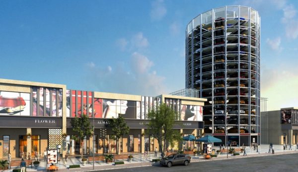 Tower Parking Garage | Vertical Space-Saving 3D Parking System